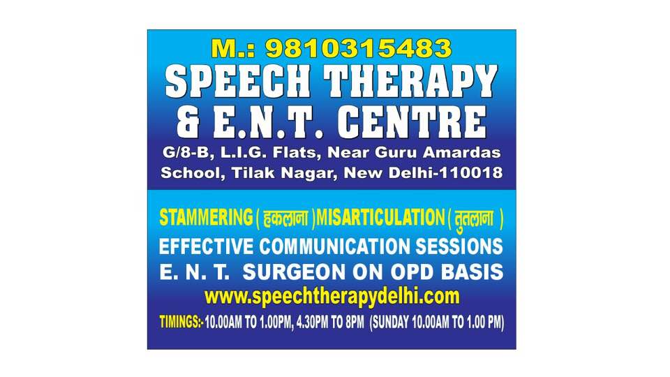 WELCOME TO SPEECH THERAPY WEST DELHI INDIA SPEECH THERAPY ...